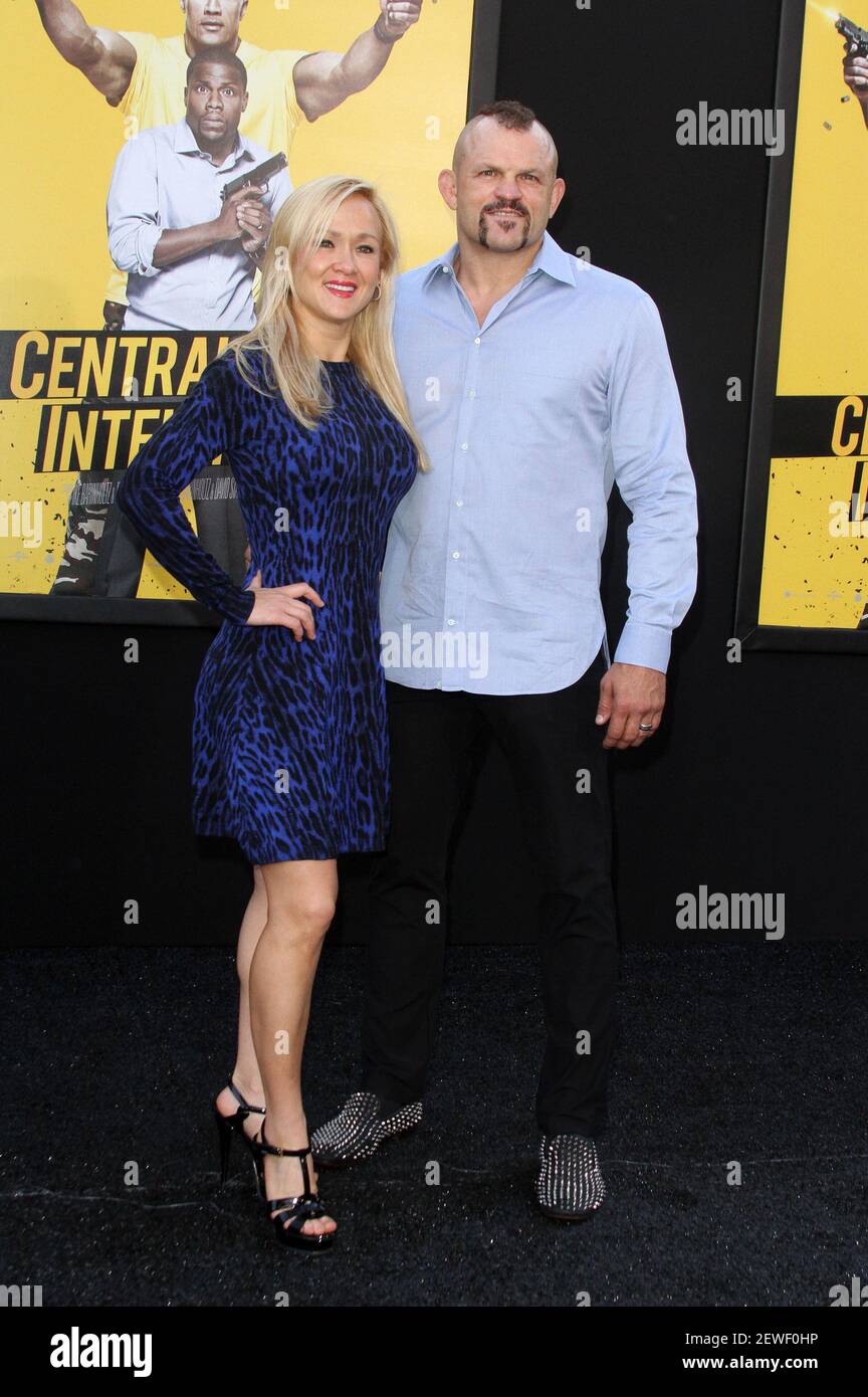 10 June 2016 - Los Angeles, California - Chuck Liddell and wife Heidi ...