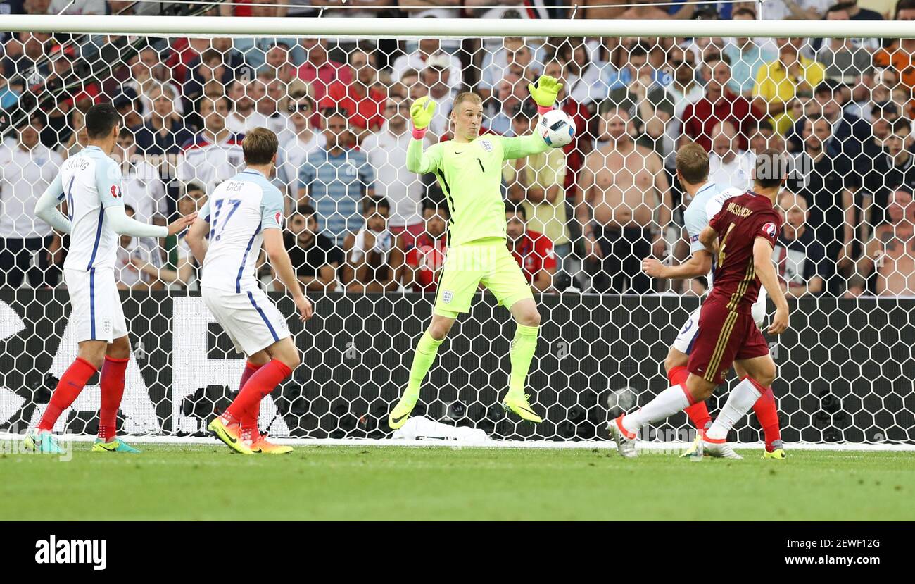 11.06.2016, Marseille, Joe Hart (ENG), England - Russia, European ...