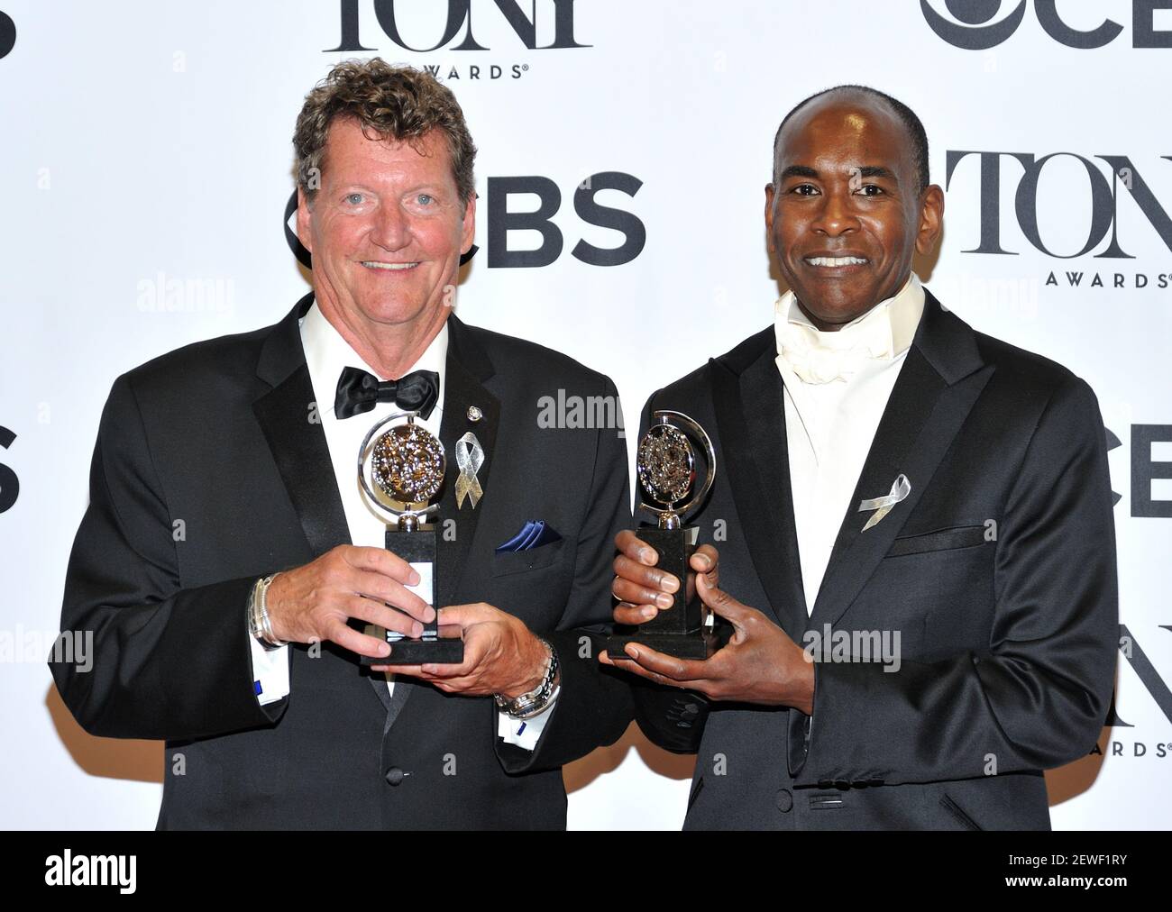 2016 Tony Award winners, lighting designer Howell Binkley and costume ...