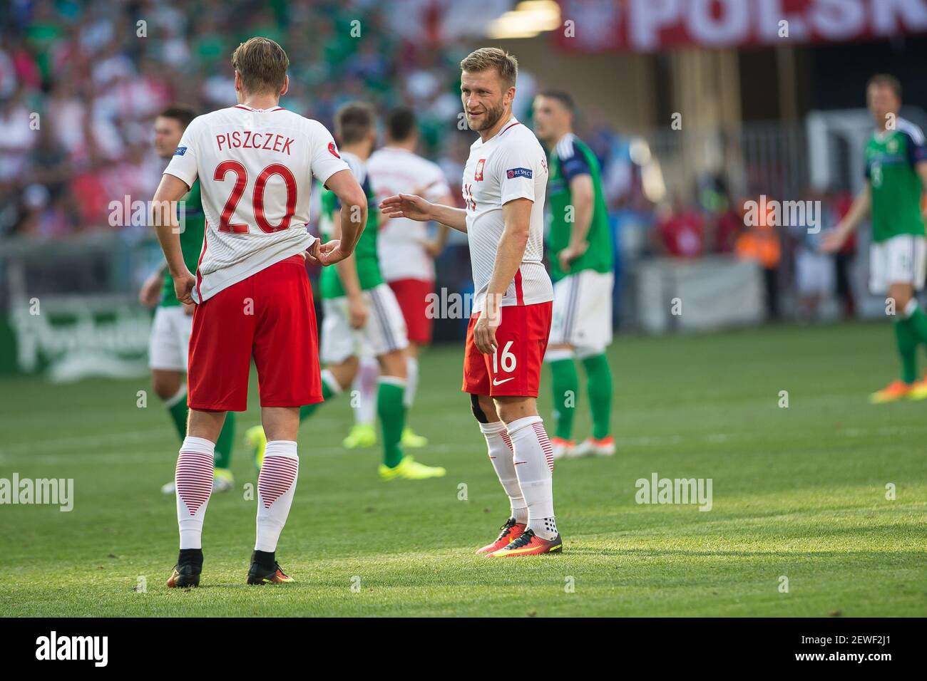 Jakub Blaszczykowski (Polska), Lukasz Piszczek (Polska). Photo by ...