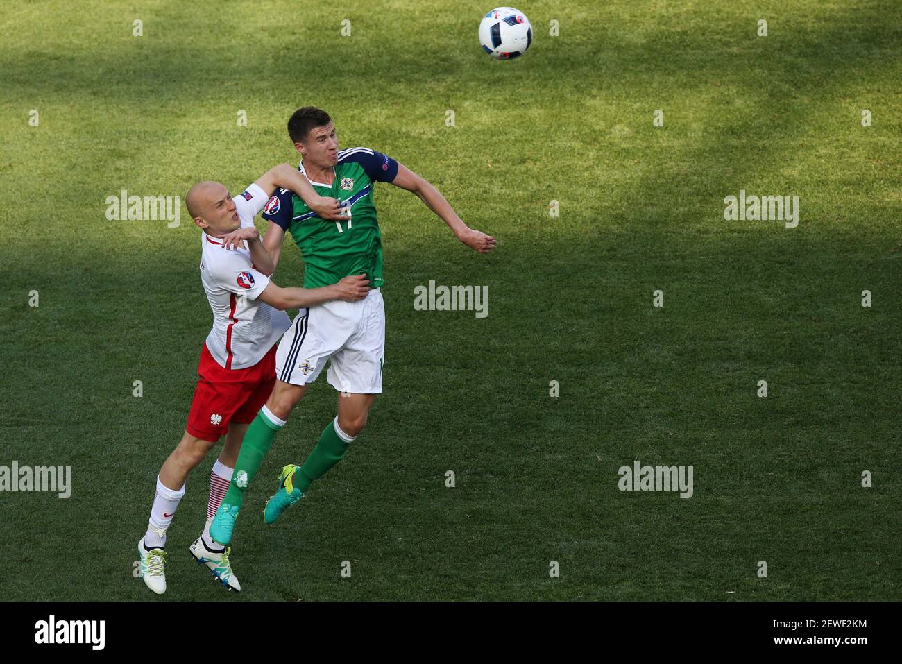 Michal Pazdan (POL), Paddy McNair (NIR), Poland - Northern Ireland ...