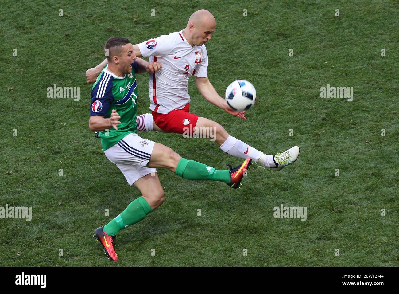 Michal Pazdan (POL), Conor Washington (NIR), Poland - Northern Ireland ...