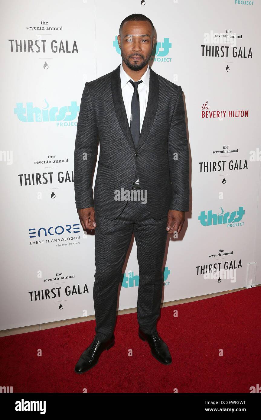 Isaiah Mustafa. 7th Annual Thirst Gala held at The Beverly Hilton Hotel ...
