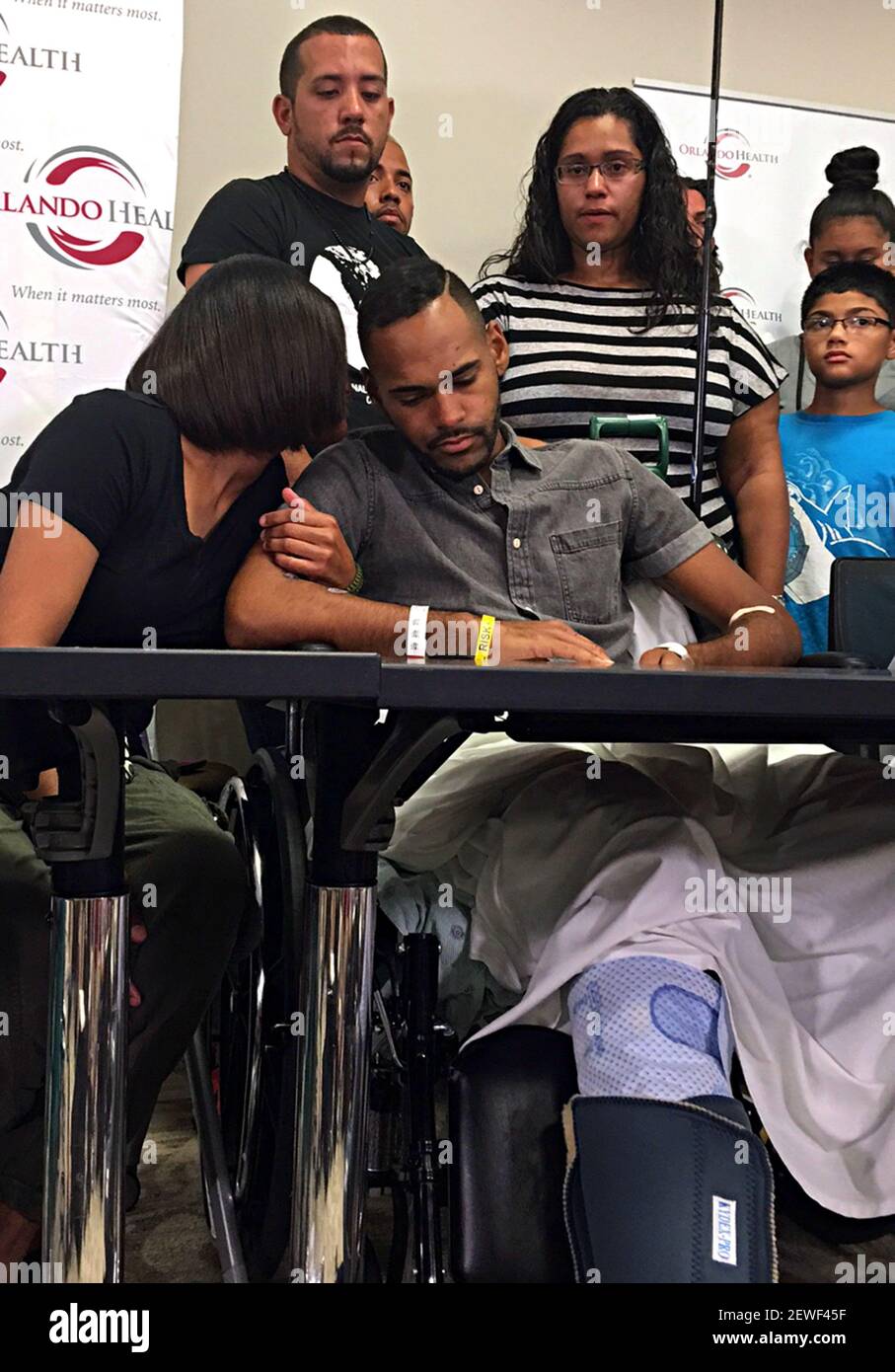 Angel Colon, one of the Pulse nightclub shooting victims, speaks at ...