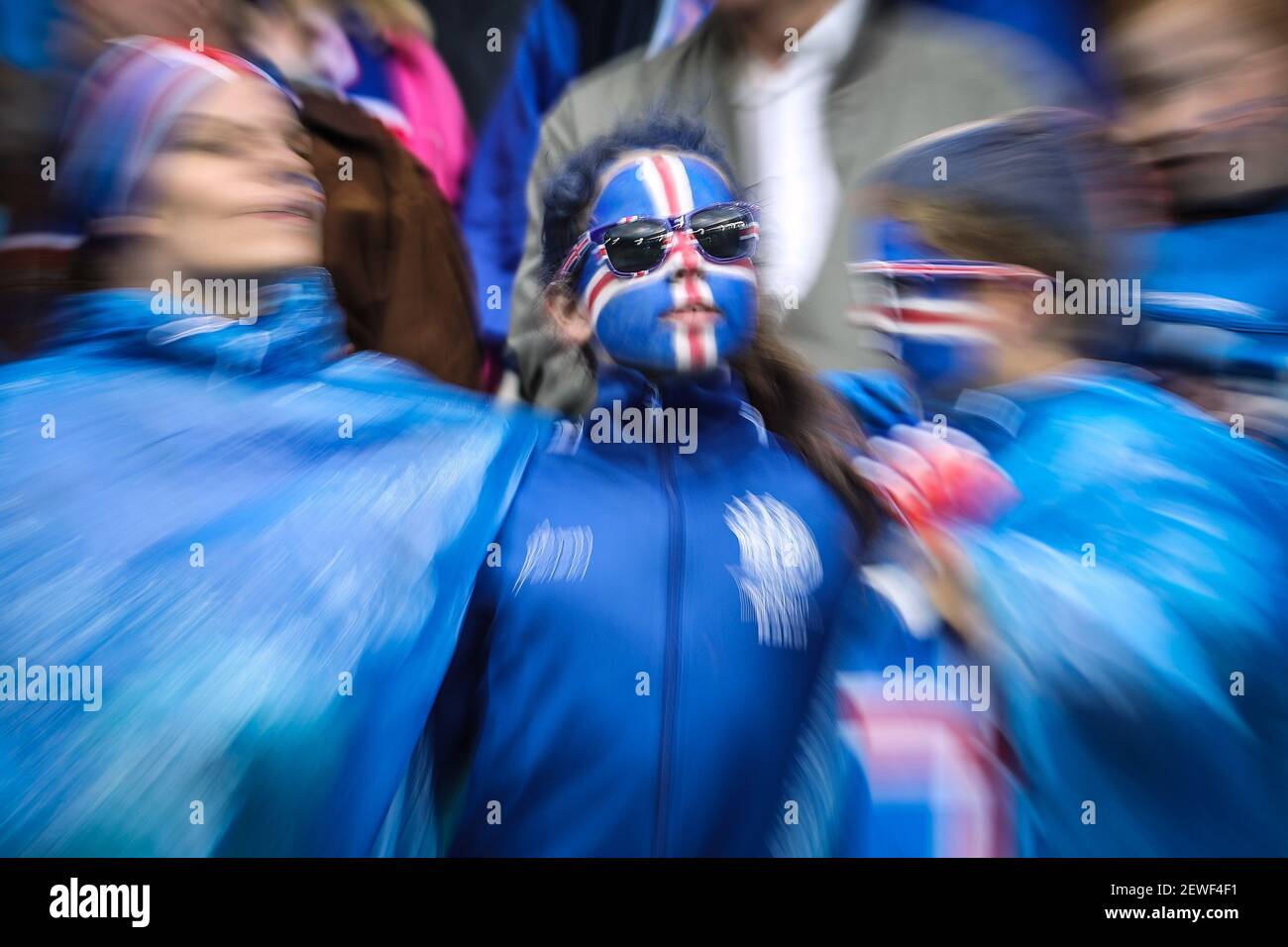 Iceland fans, Portugal - Iceland, European Football Championship, EURO ...