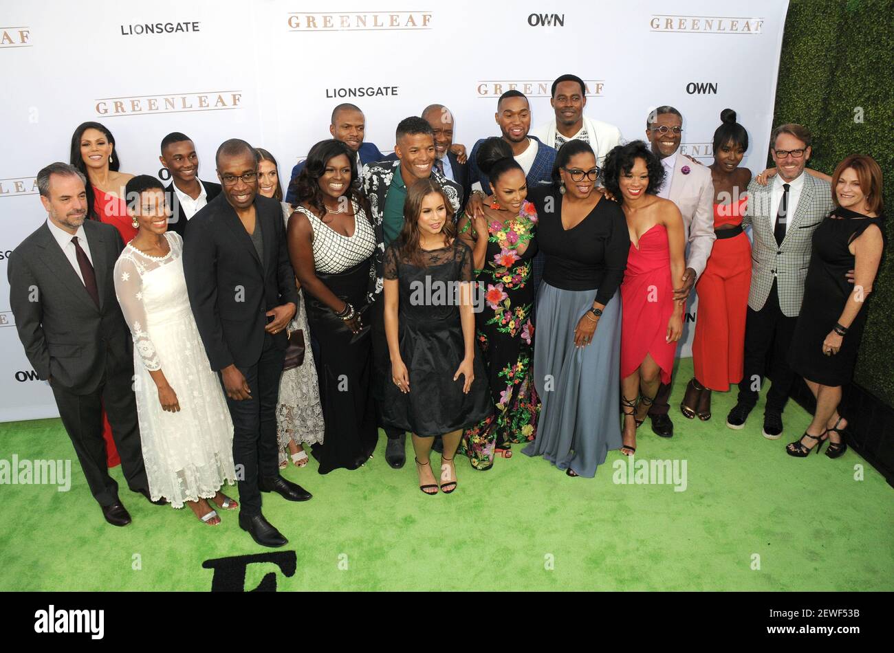 The Cast and Crew of "Greenleaf", Oprah Winfrey. OWN Network's ...
