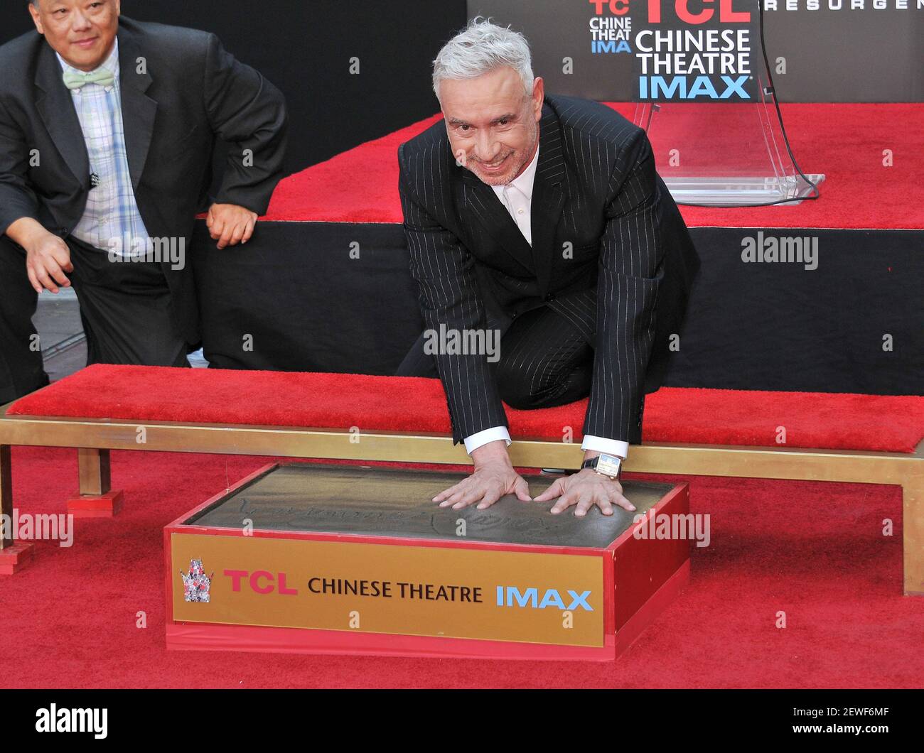 Director Roland Emmerich at his Hand And Footprint Ceremony held at the ...