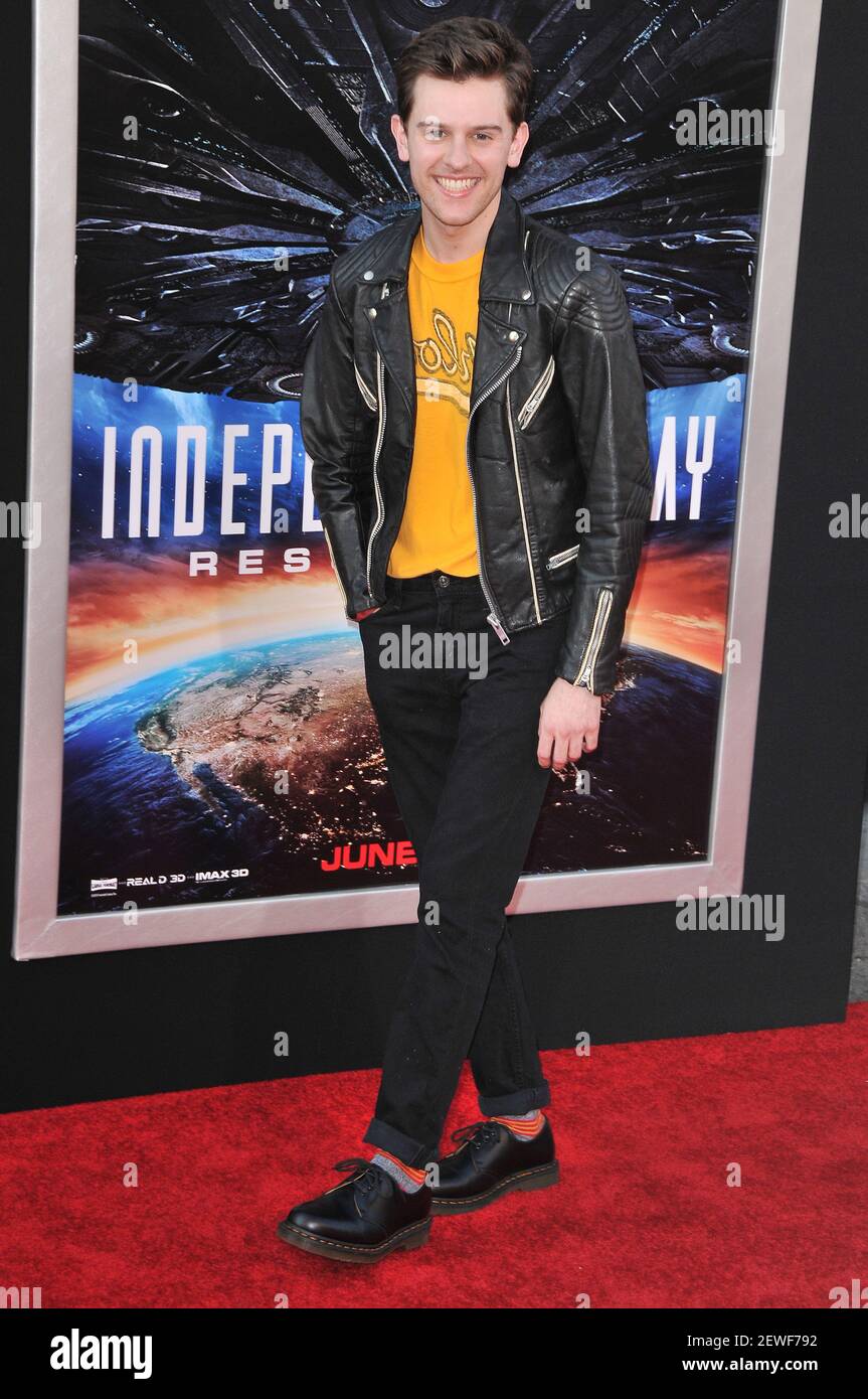 Travis Tope arrives at the "Independence Day: Resurgence" Los Angeles ...