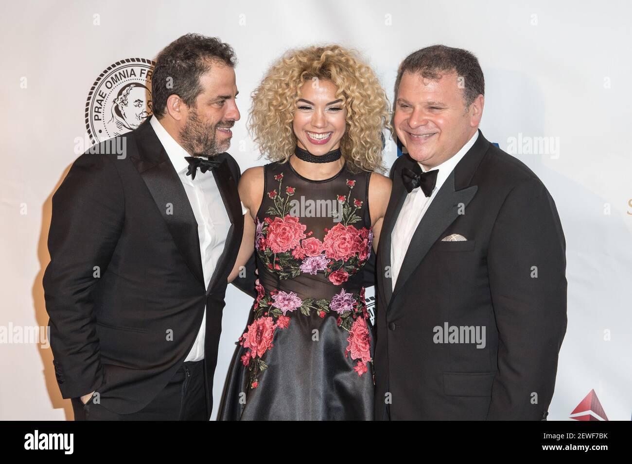 Brett Ratner, Sivan Levi, and Bruce Charet attend as the Friars Club ...