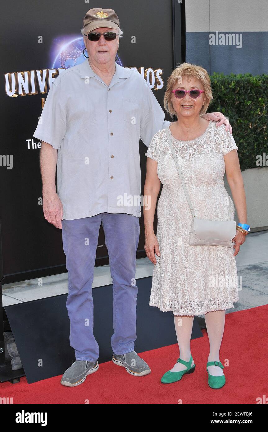 (L-R) Scott Wilson and Heavenly Koh at the Universal Studios Hollywood ...