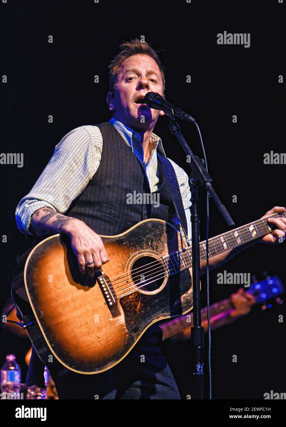 Kiefer Sutherland performs on stage during his Not Enough Whiskey Tour ...