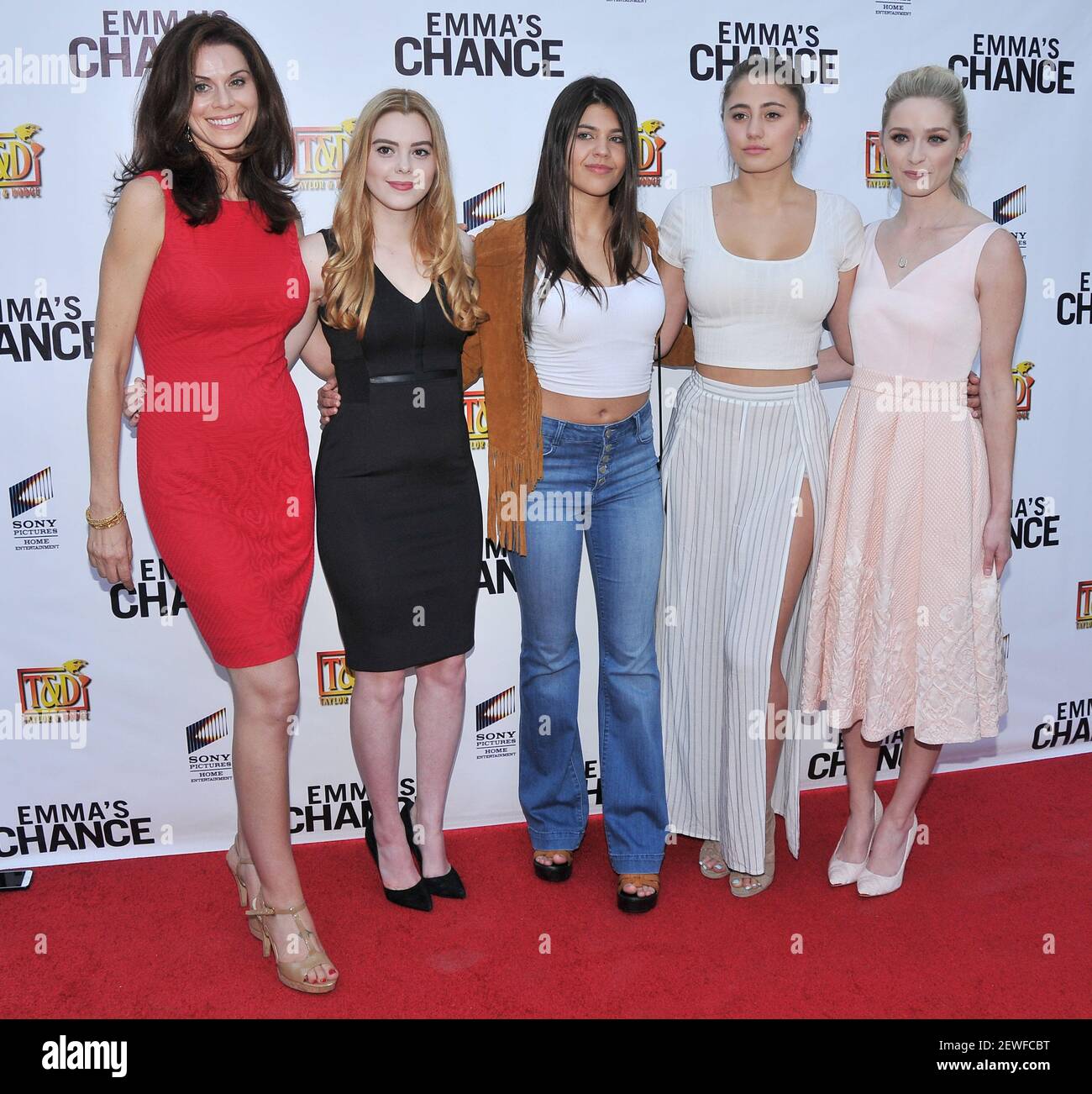 (L-R) "Emma's Chance" Cast - Jennifer Taylor, Shanna Strong, Lia Marie ...
