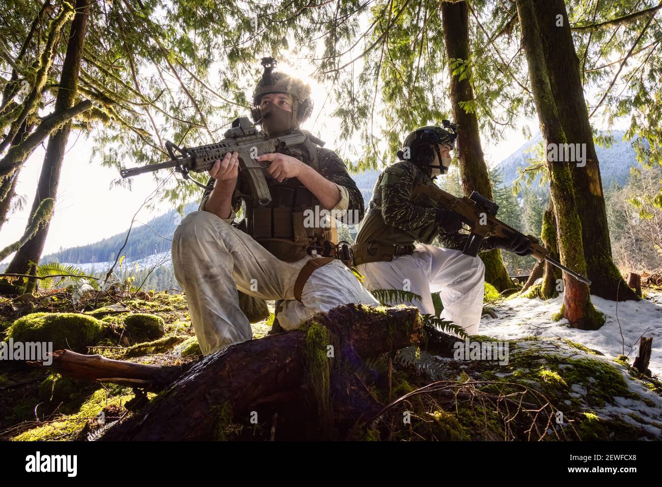 Army Man wearing Tactical Uniform Stock Photo - Alamy