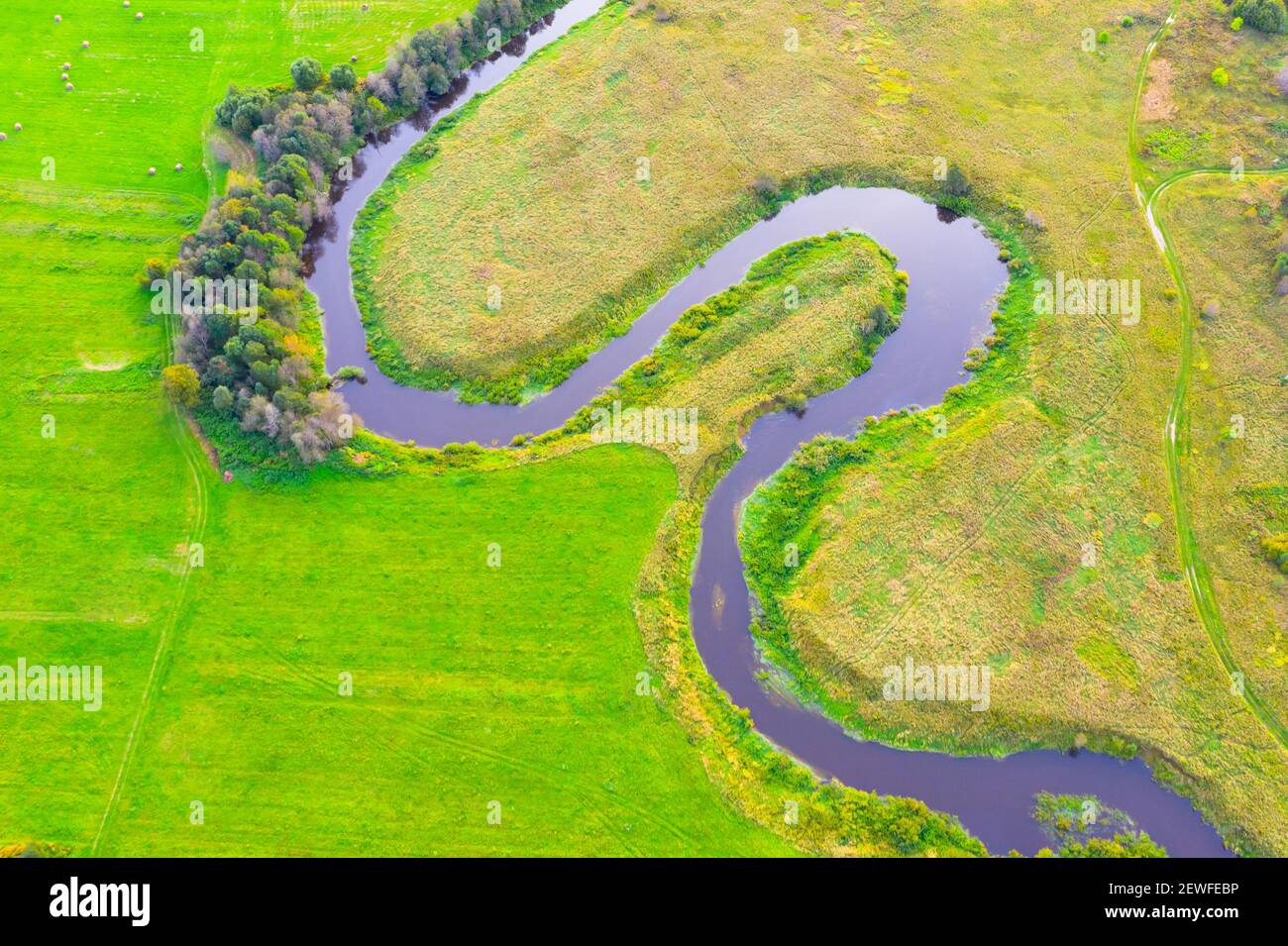 Aerial view over mangrove forest hi-res stock photography and images ...