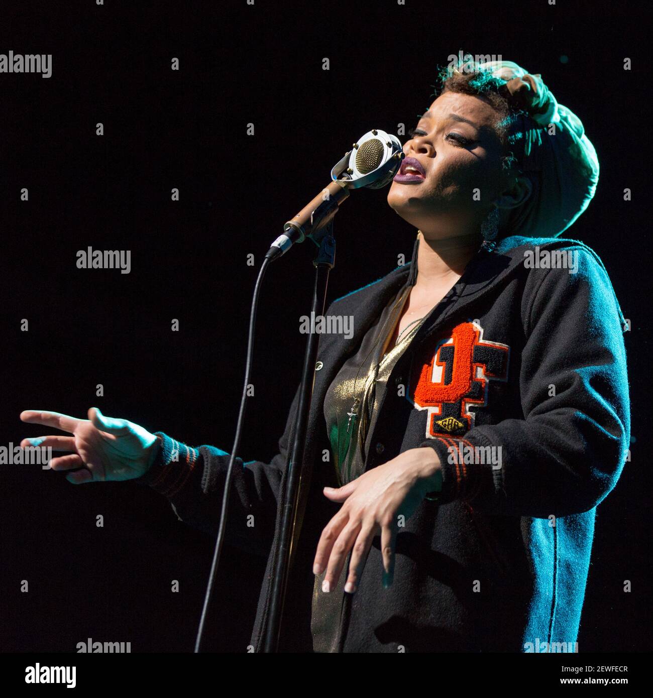Singer Andra Day at Henry Maier Festival Park during Summerfest on July ...
