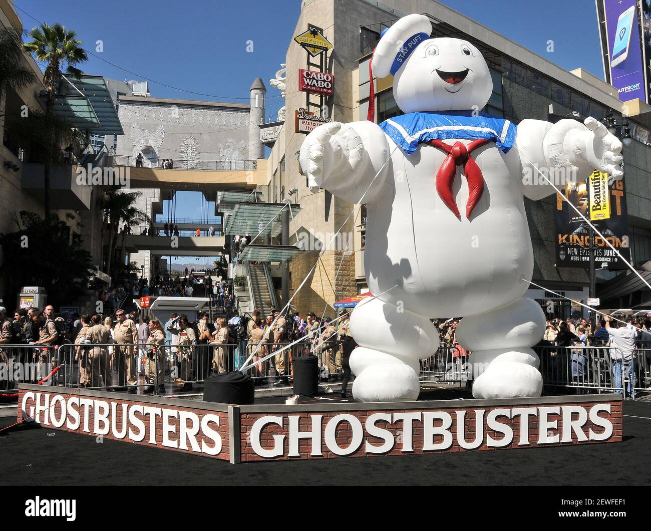 A general view of the atmosphere at the “Ghostbusters” Los Angeles ...
