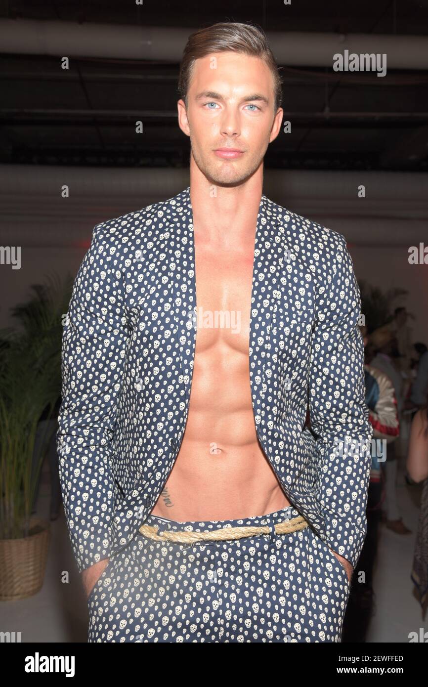 Christian Hogue attends NICK GRAHAM NYFW: MENS S/S 2017 RUNWAY SHOW ...