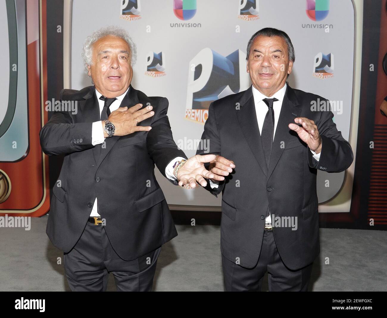 Los Del Rio attends the Univision's 13th Edition Of Premio Juventud ...