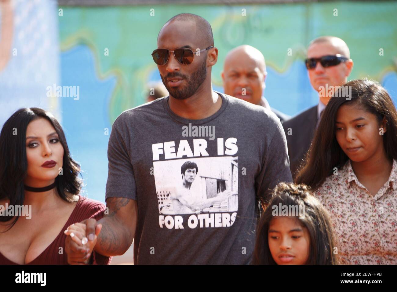 Former NBA player Kobe Bryant, wife Vanessa Bryant, daughter's Gianna ...