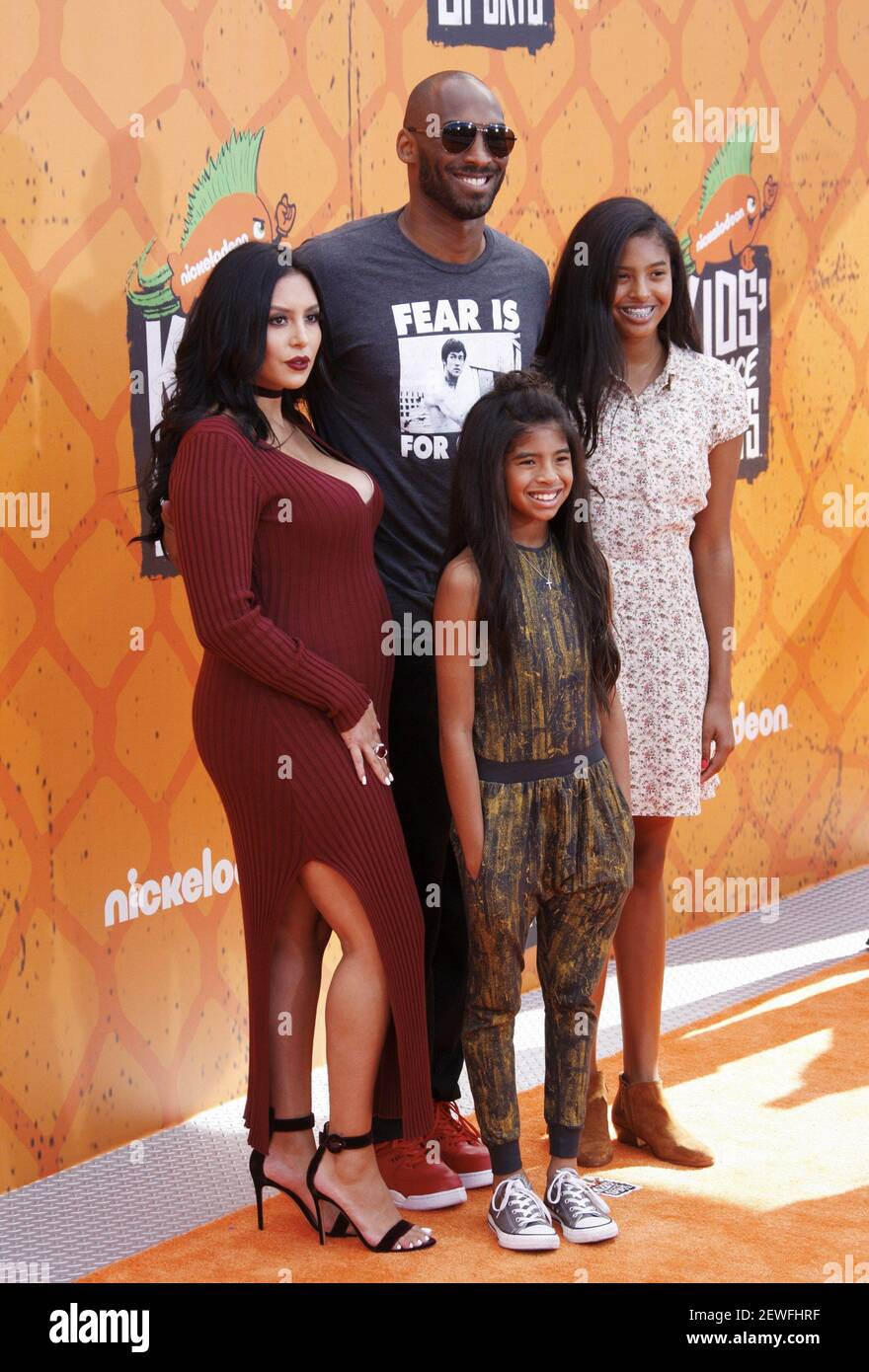 Former NBA player Kobe Bryant, wife Vanessa Bryant, daughter's Gianna ...