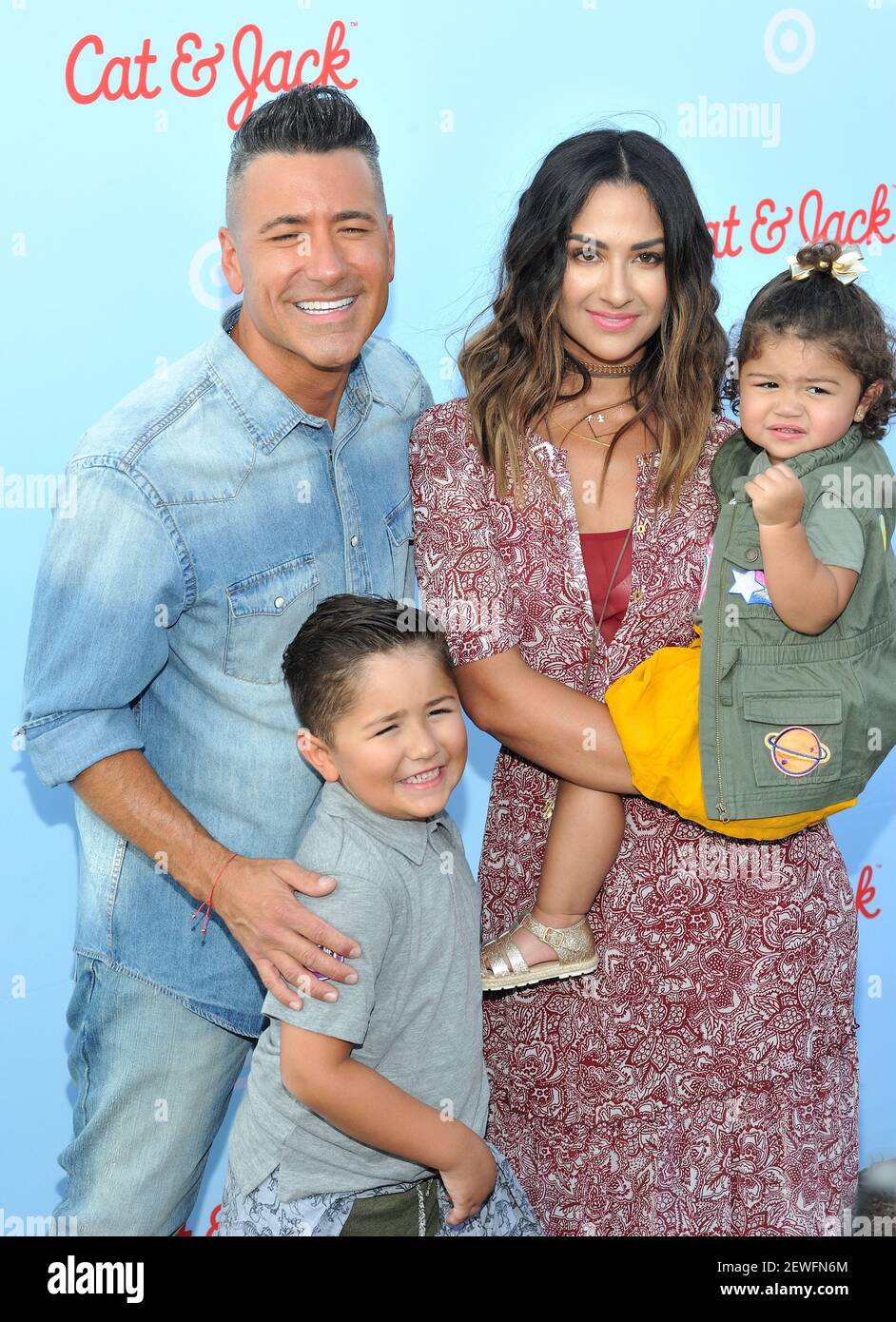 TV host Jorge Bernal and family attend the Target Cat & Jack line ...