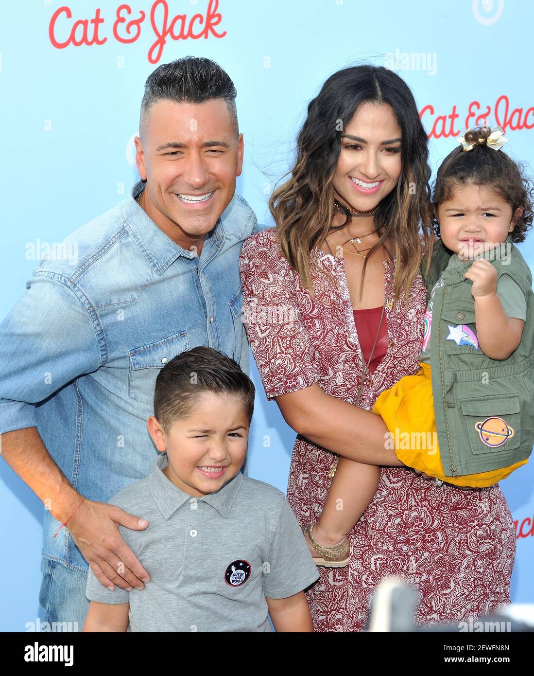 TV host Jorge Bernal and family attend the Target Cat & Jack line ...