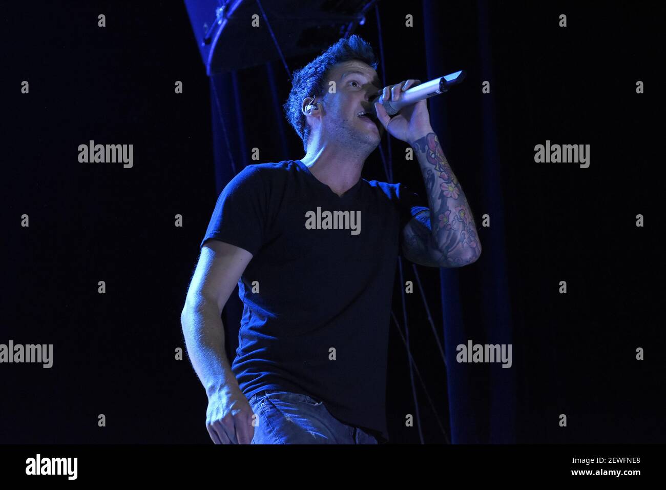 Pierre Charles Bouvier member of Canadian Band performs on stage Live ...