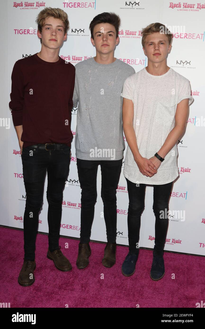 Blake Richardson, George Smith and Reece Bibby of New Hope Club at ...
