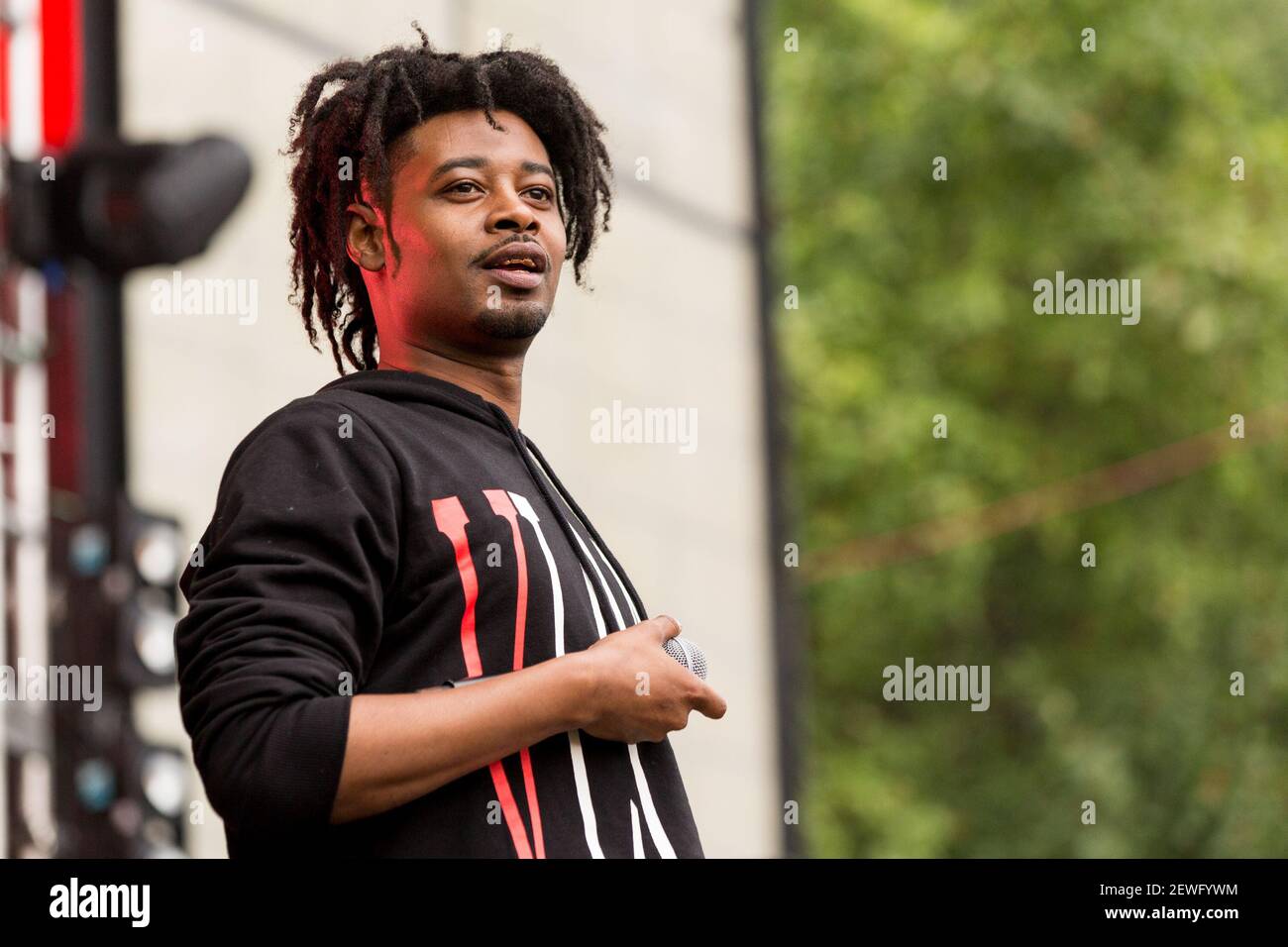 Rapper Danny Brown at Grant Park during Lollapalooza Music Festival on ...