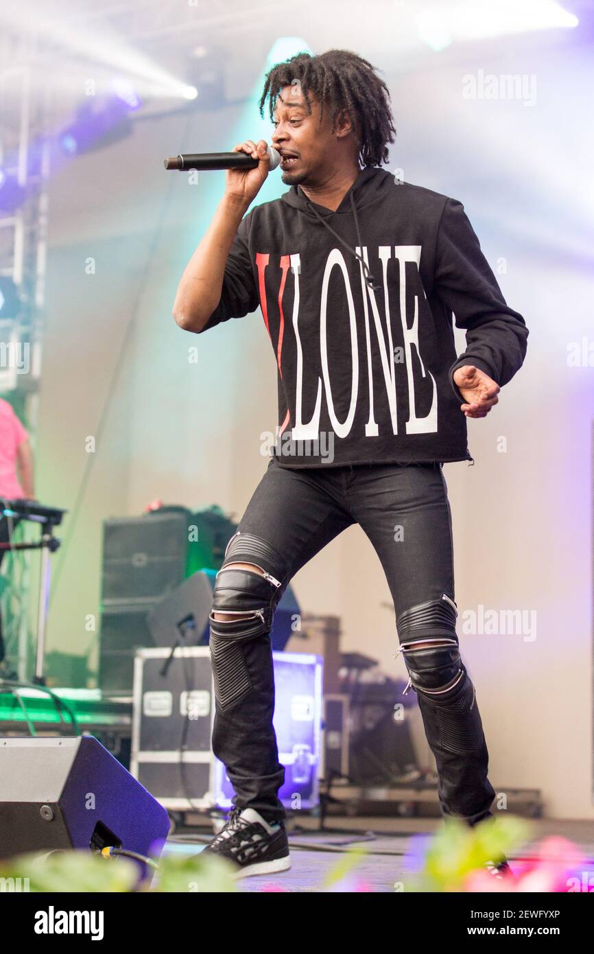 Rapper Danny Brown at Grant Park during Lollapalooza Music Festival on ...