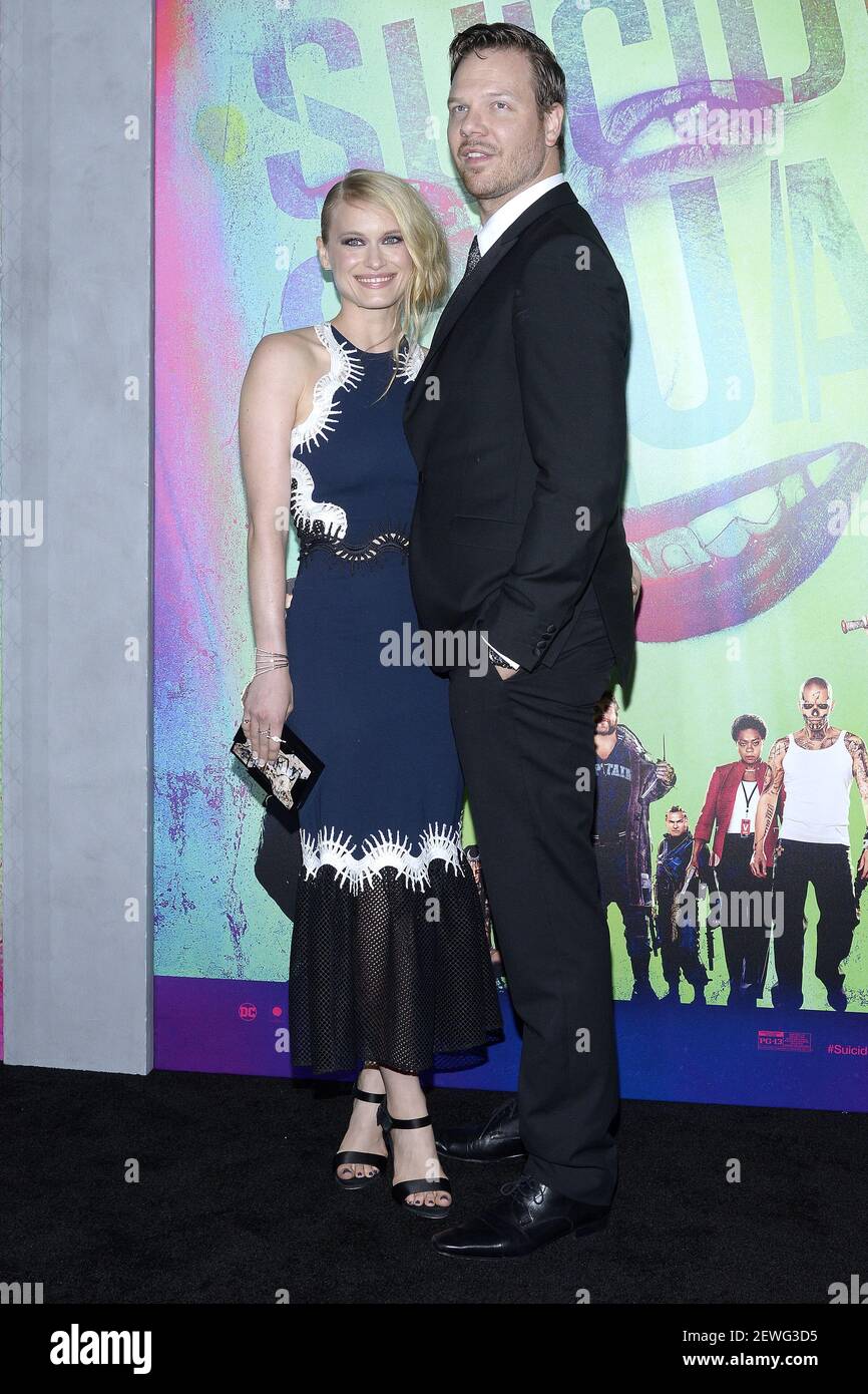 (L-R) Leven Rambin and Jim Parrack attend the "Suicide Squad"" world ...