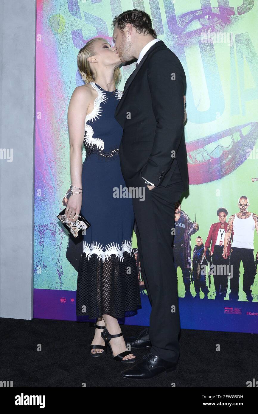 (L-R) Leven Rambin and Jim Parrack attend the "Suicide Squad"" world ...