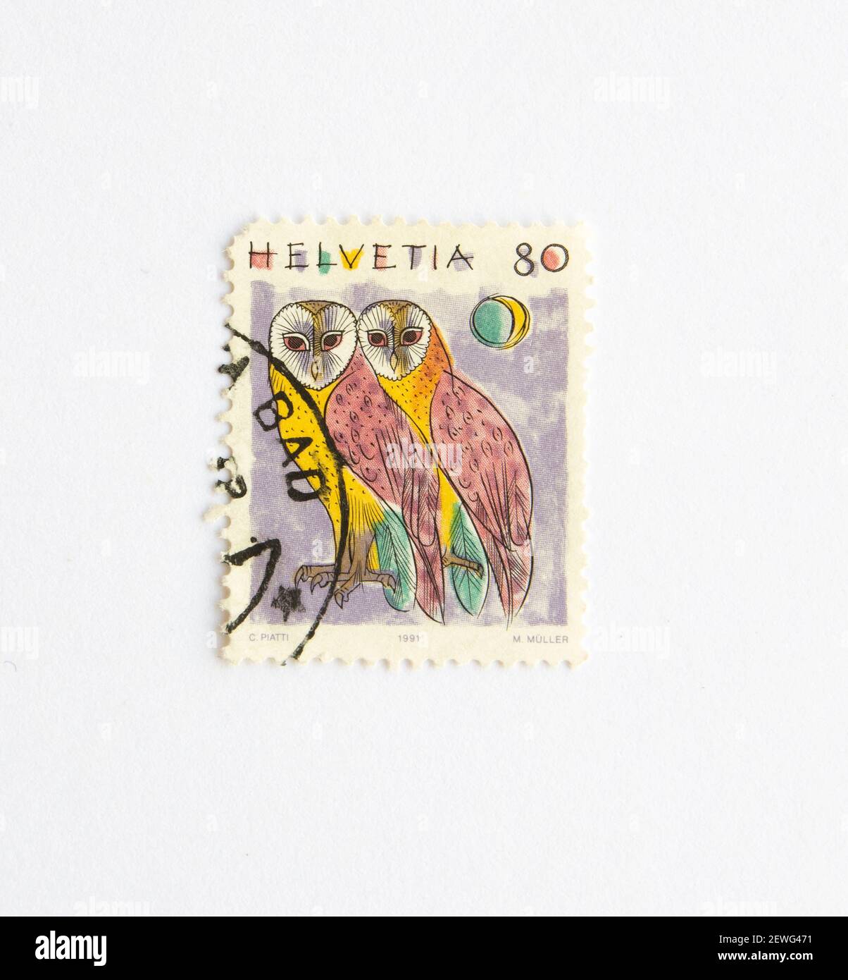 Helvetia stamp hi-res stock photography and images - Alamy