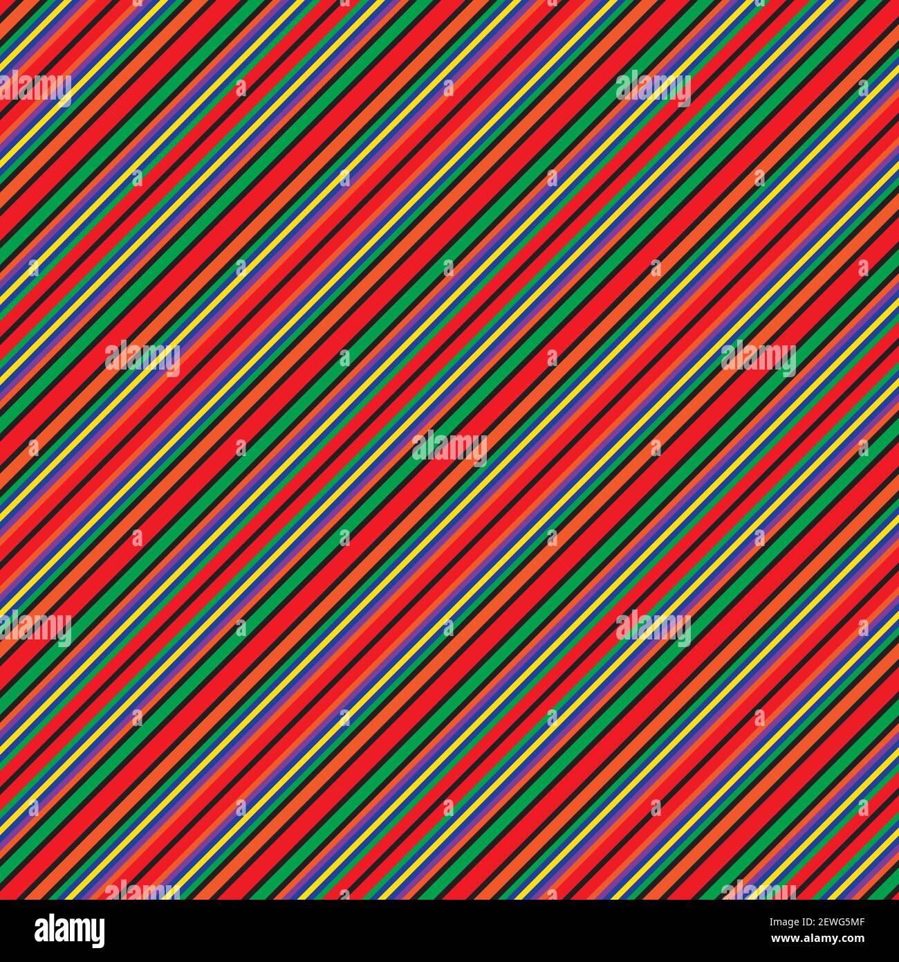 Rainbow diagonal striped seamless pattern background suitable for ...