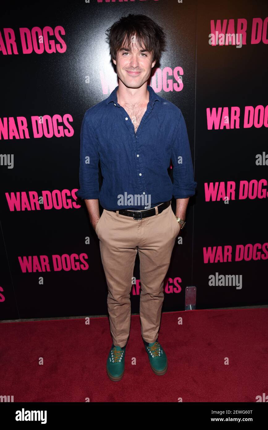 Thomas Matthews attends NY: Special Screening of WAR DOGS on August 03 ...