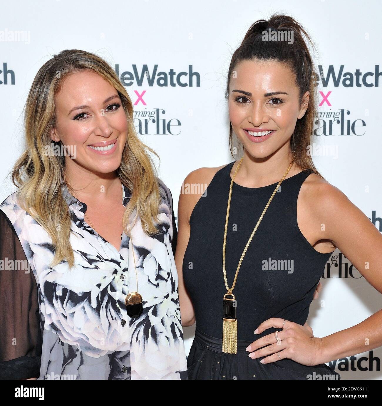 L-R: Reality TV star Andi Dorfman and actress Hailey Duff attend the ...