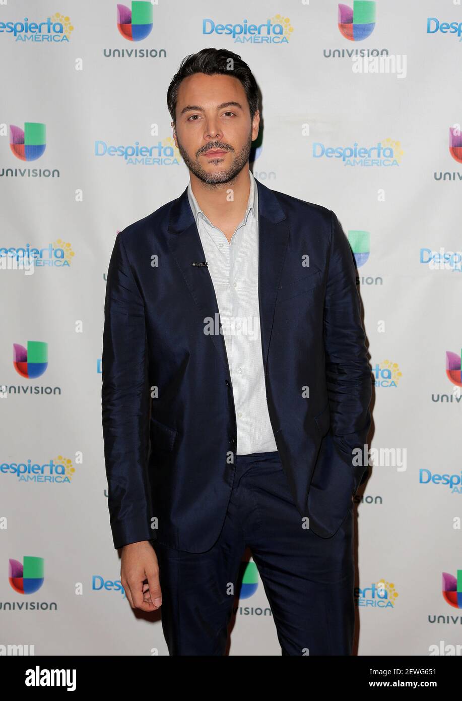 Actor Jack Huston is seen during "Despierta America" morning show to ...