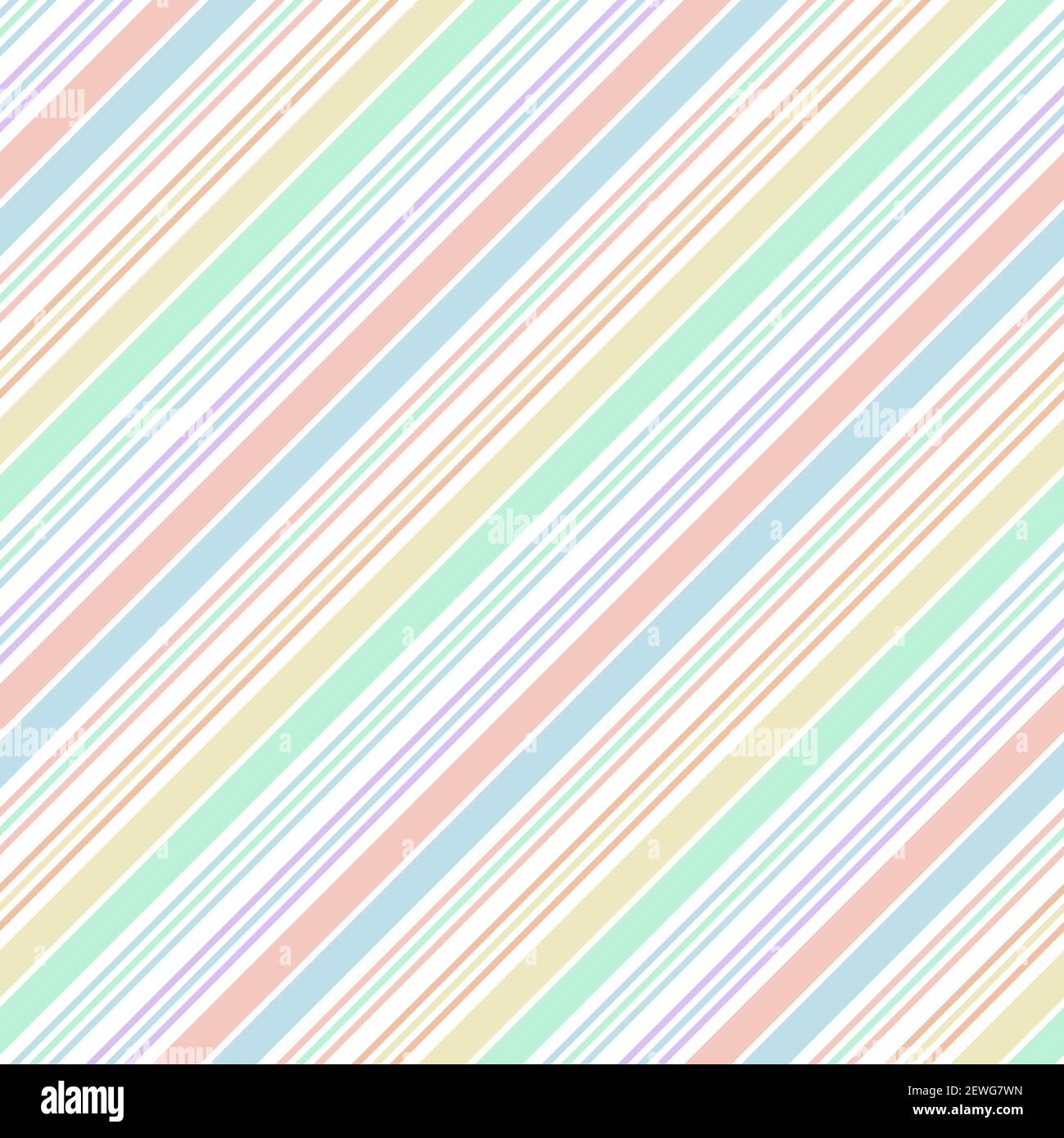 Rainbow diagonal striped seamless pattern background suitable for ...