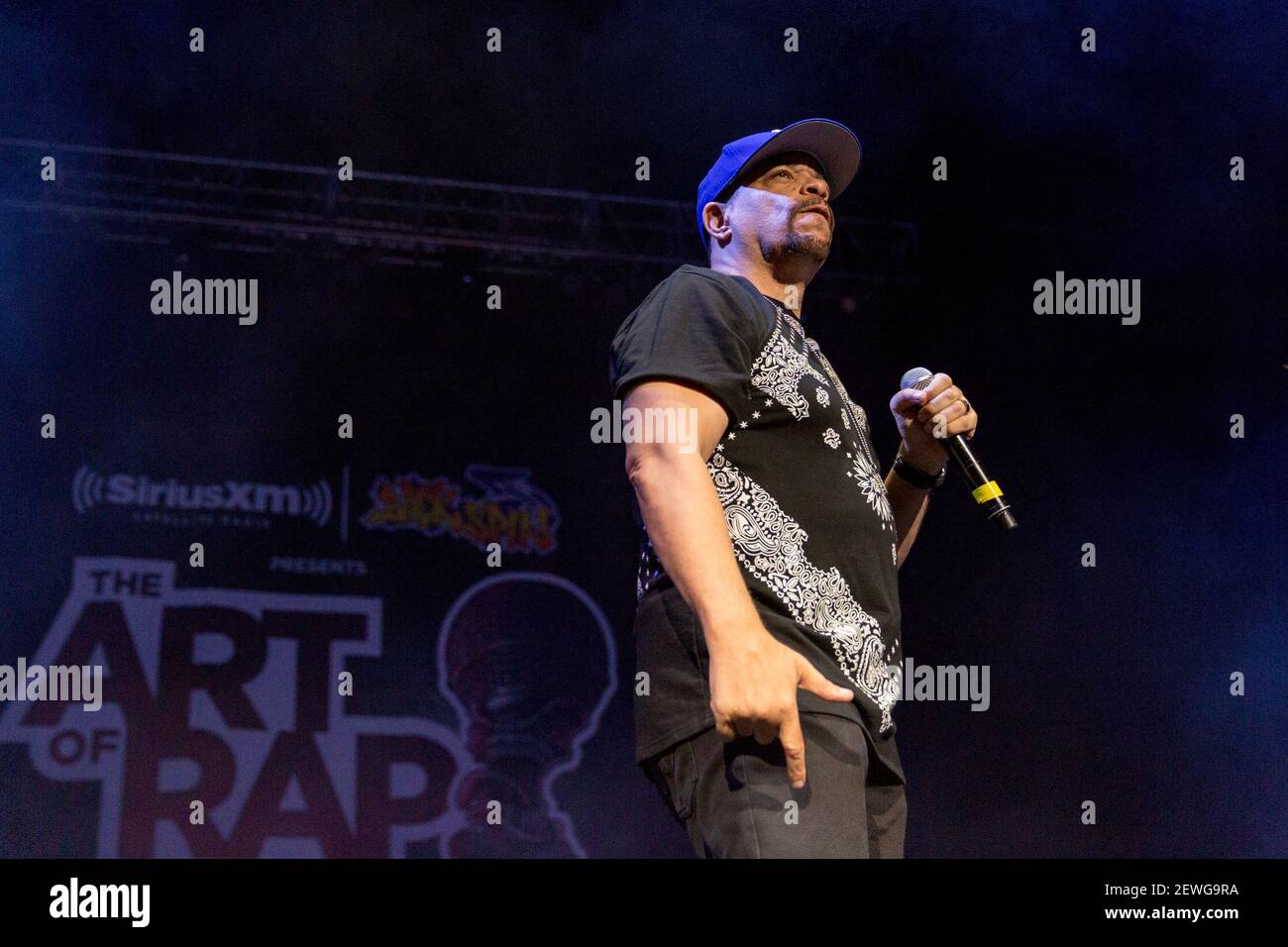 Rapper Ice-T (Tracy Lauren Marrow) at Hollywood Casino Amphitheater ...