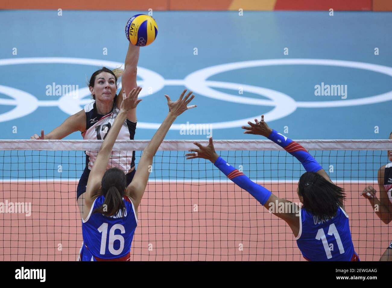 2016 VOLLEYBALL OLYMPICS - MURPHY Kelly (USA) during the Women's ...