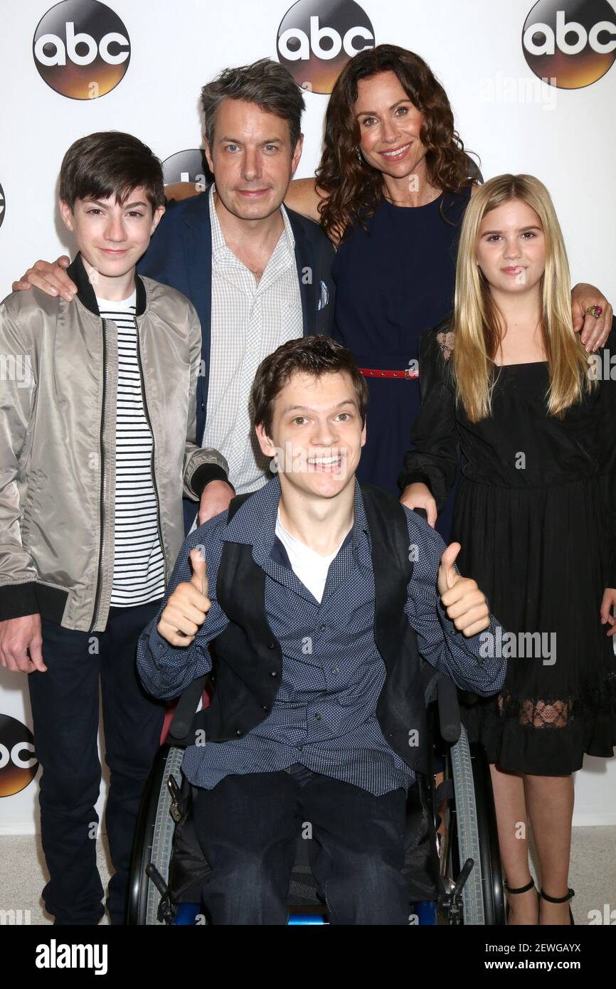 LOS ANGELES - AUG 4: Mason Cook, John Ross Bowie, Minnie Driver, Kyla ...