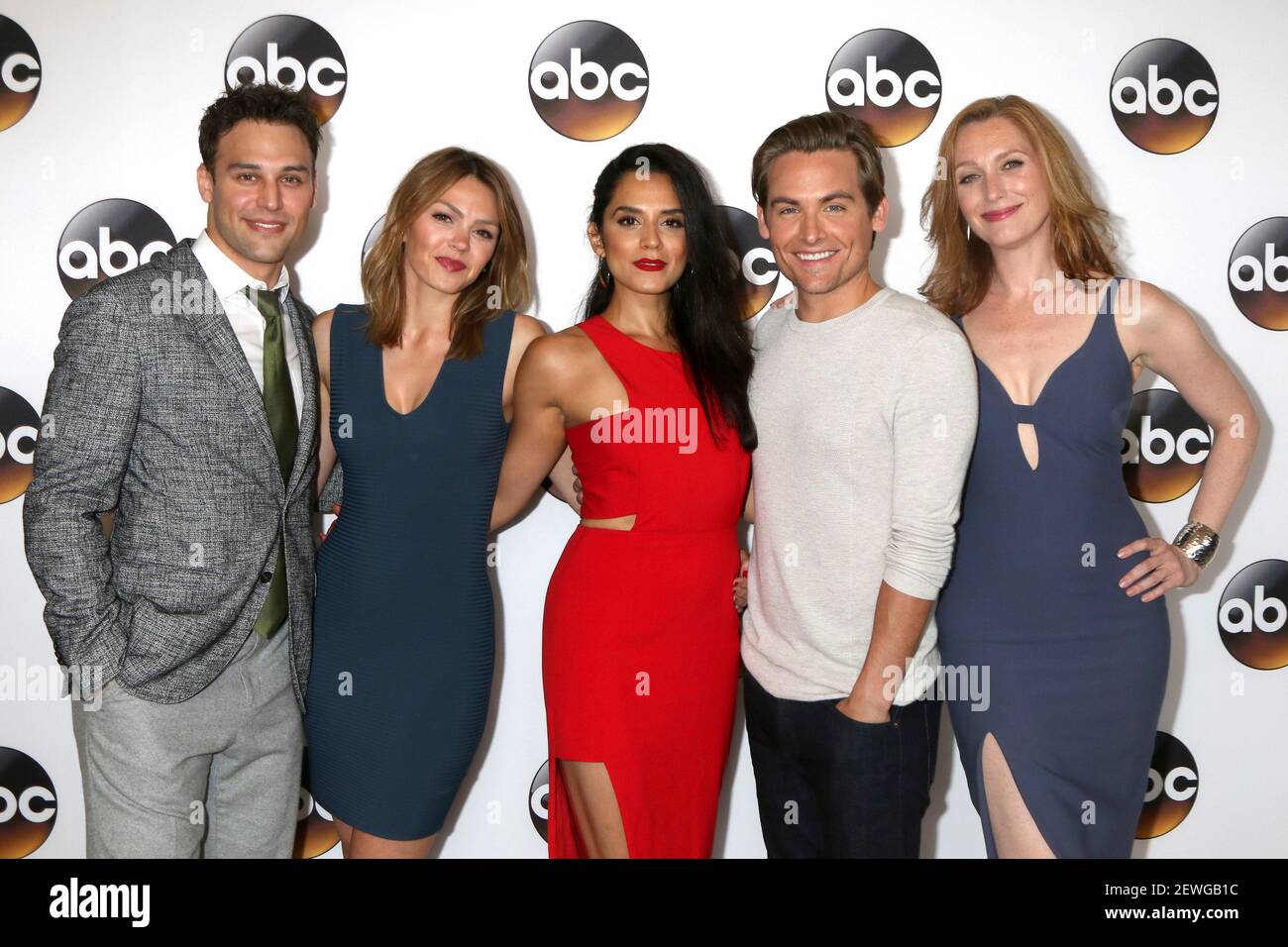 LOS ANGELES - AUG 4: Ryan Guzman, Aimee Teegarden, Sepideh Moafi, Kevin ...