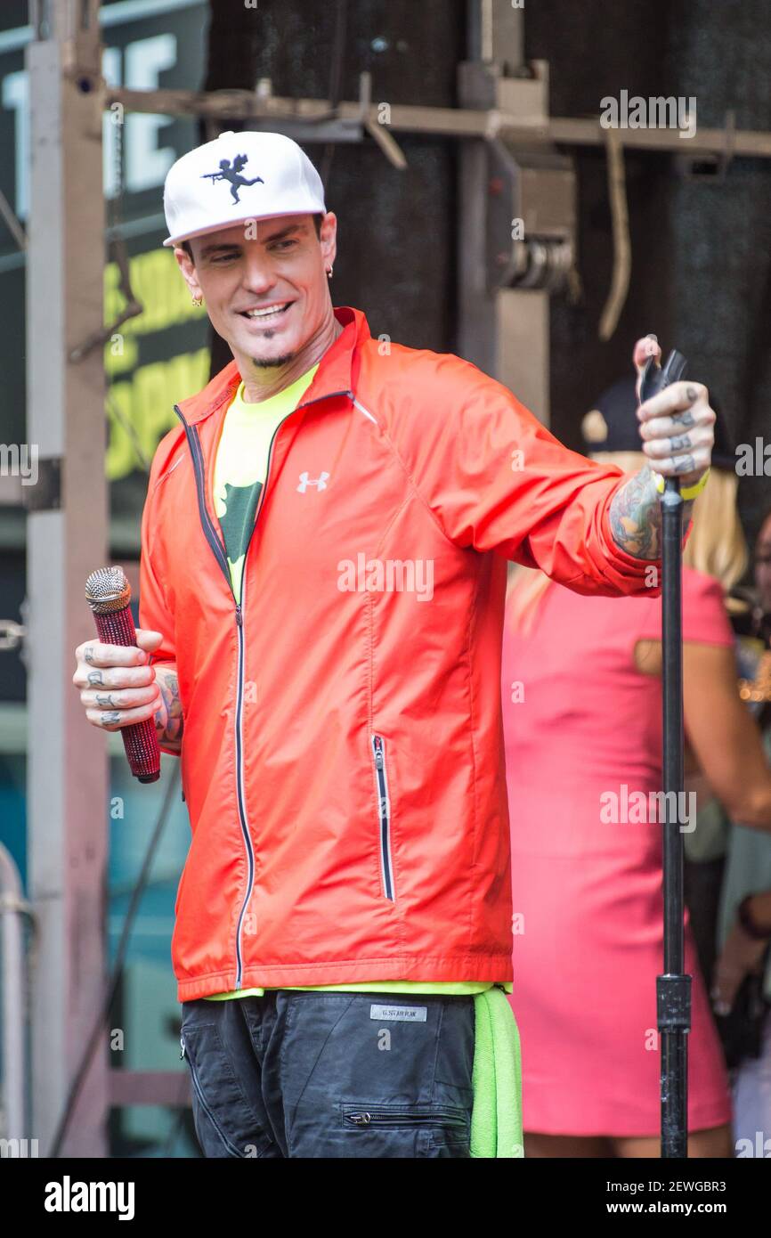 Vanilla Ice performed at the Fox and Friends Morning Show on August 5 ...