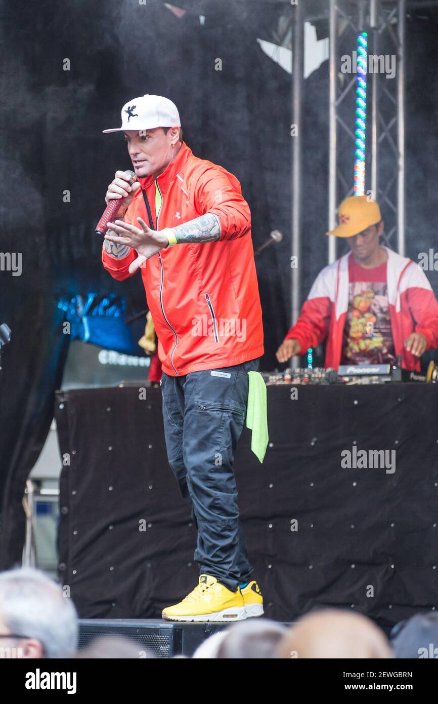 Vanilla Ice performed at the Fox and Friends Morning Show on August 5 ...