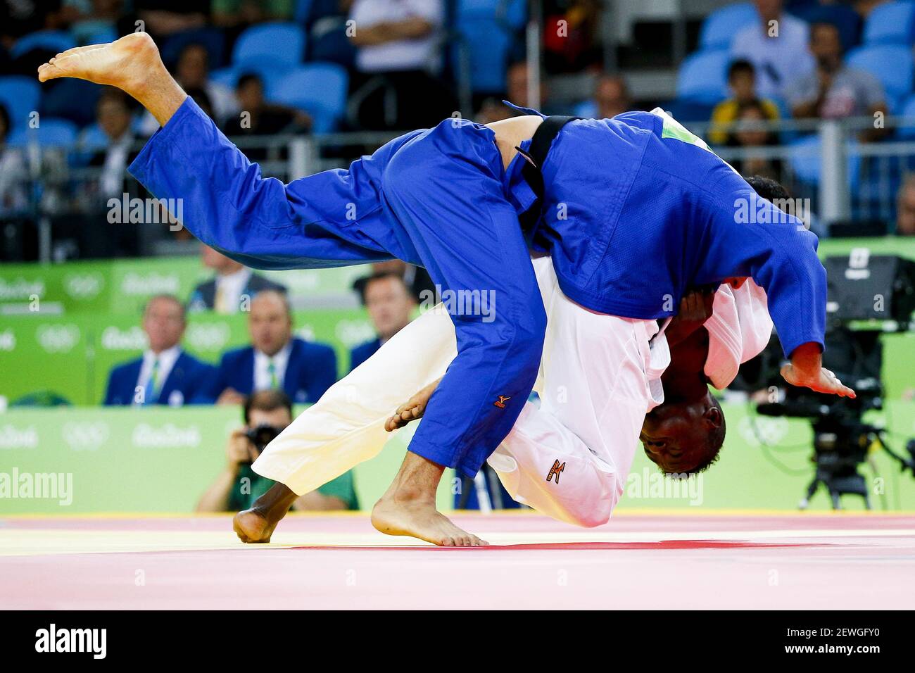 RIO DE JANEIRO, RJ - 09.08.2016: OLYMPICS 2016 JUDO - The Gabonese ...