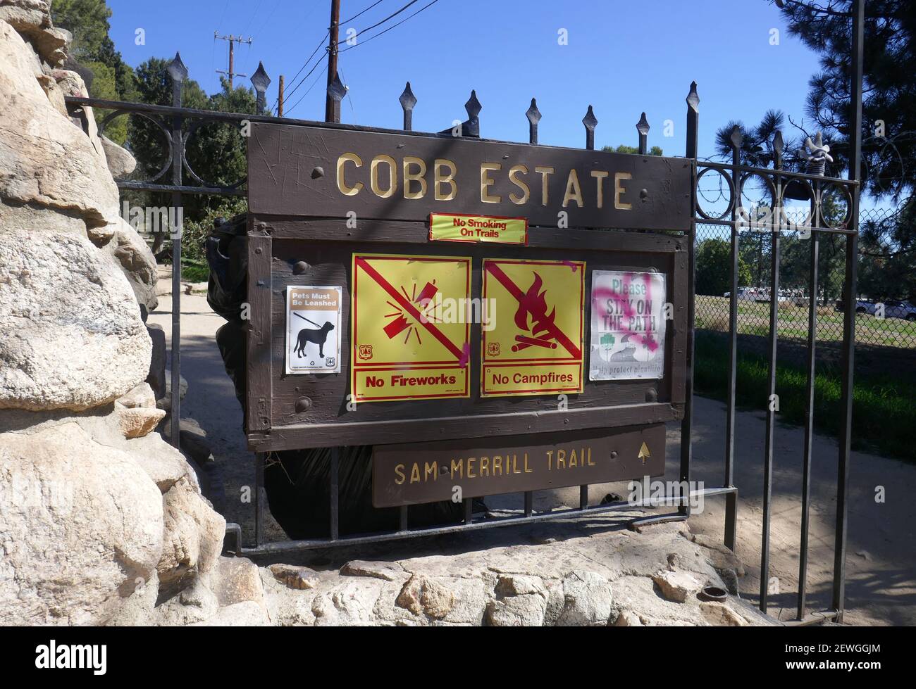Altadena, California, USA 2nd March 2021 A general view of atmosphere ...