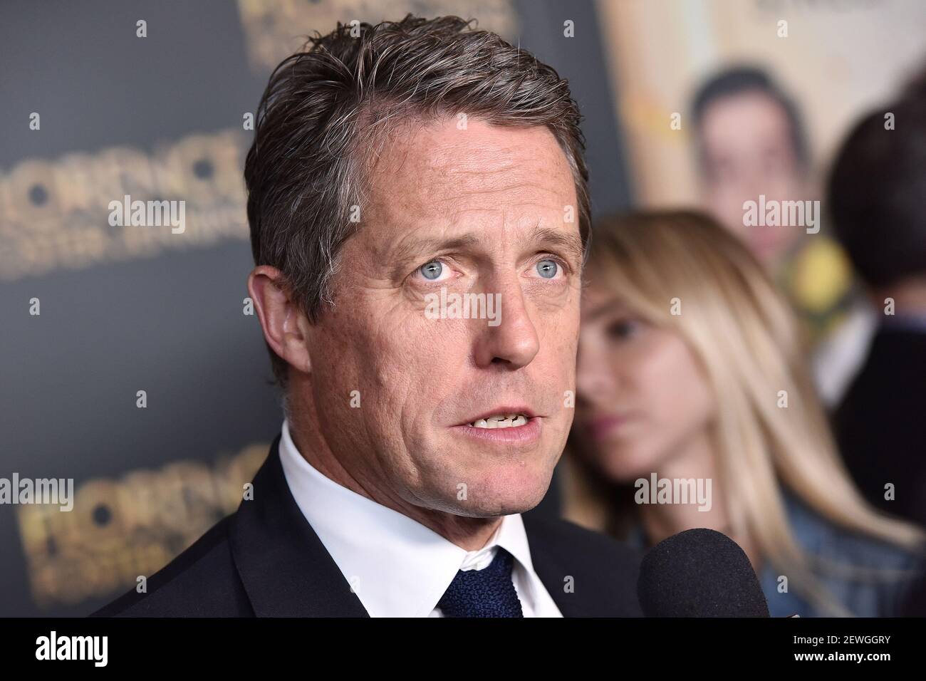 Actor Hugh Grant attends the "Florence Foster Jenkins" New York ...