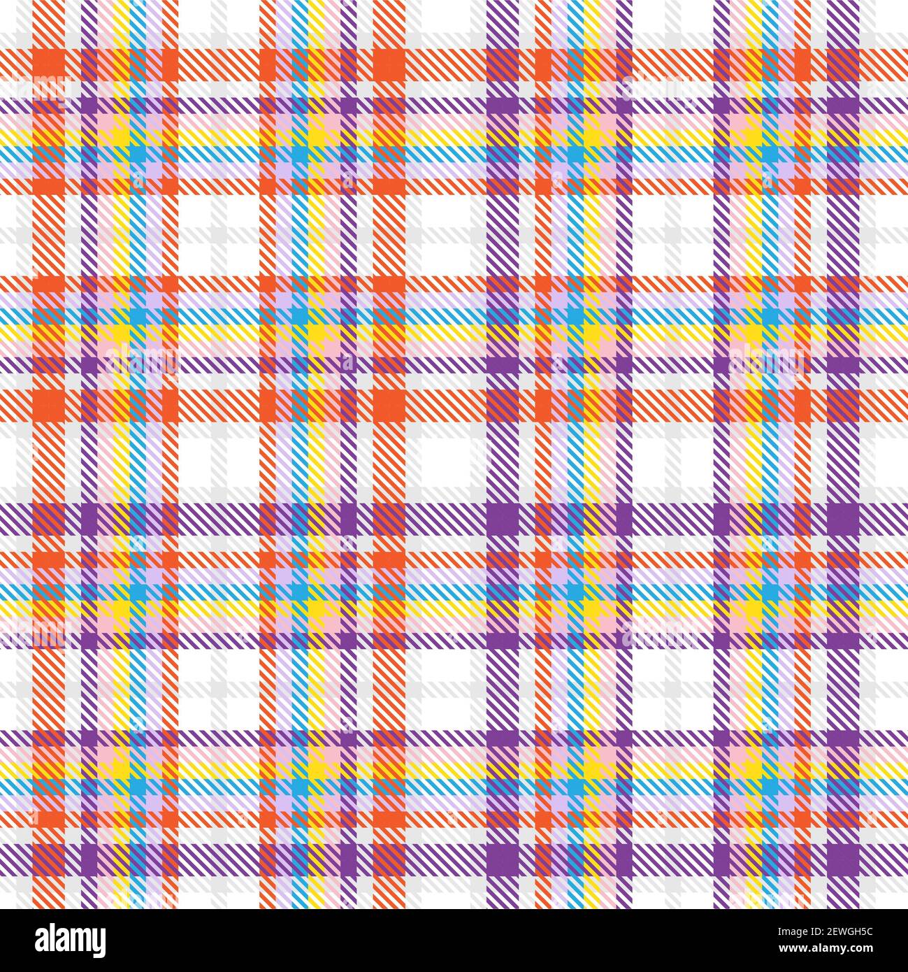 Rainbow Pastel Plaid seamless pattern for fashion textiles and graphics ...