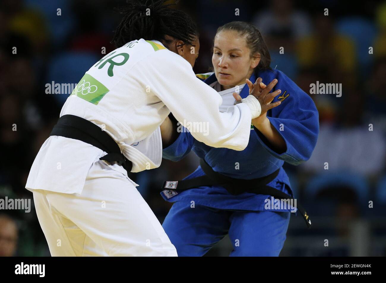 Maria Portela (BRA) during the Judo Rio Olympics 2016 held in Carioca ...