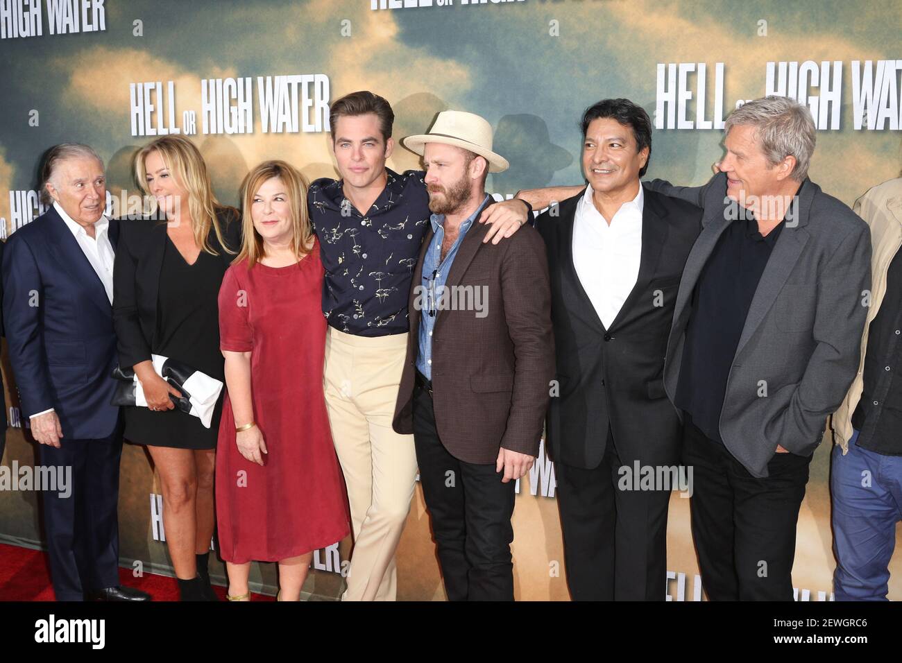 Chris Pine, Ben Foster, Gil Birmingham, David Mackenzie and Jeff ...